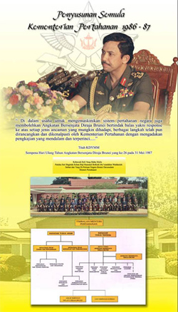 MINDEF - Re-Organisation Of Ministry Of Defence 1986-1987