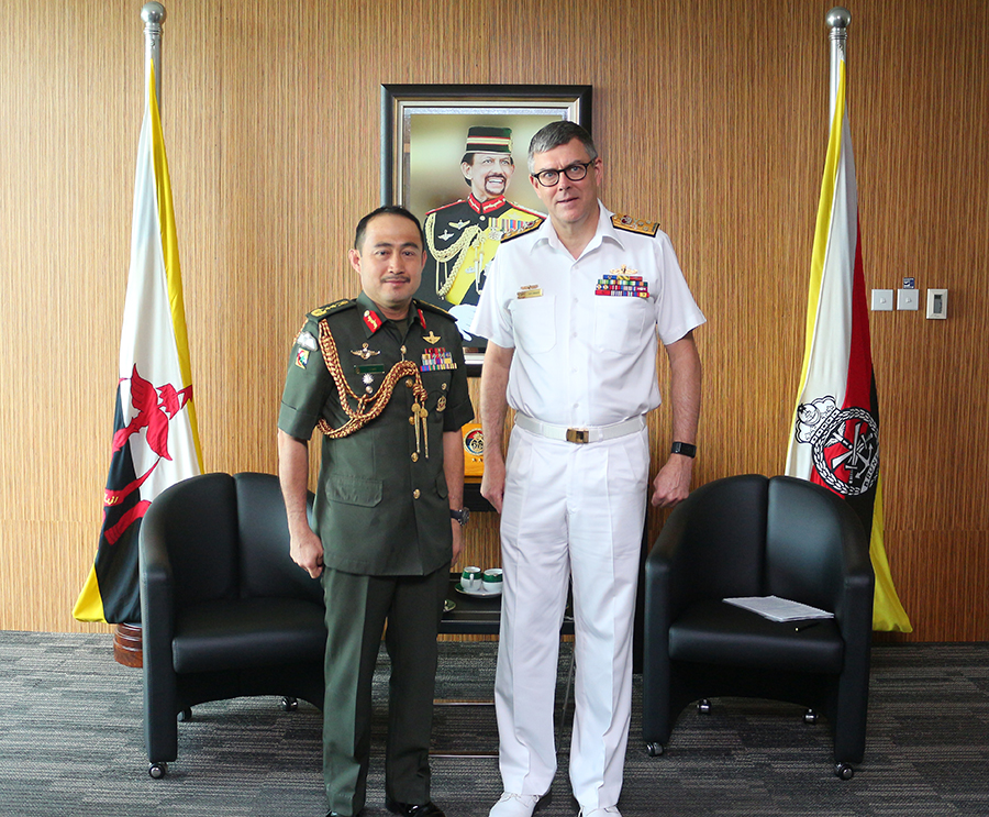 News - RBAF COMMANDER RECEIVES COURTESY CALL FROM...