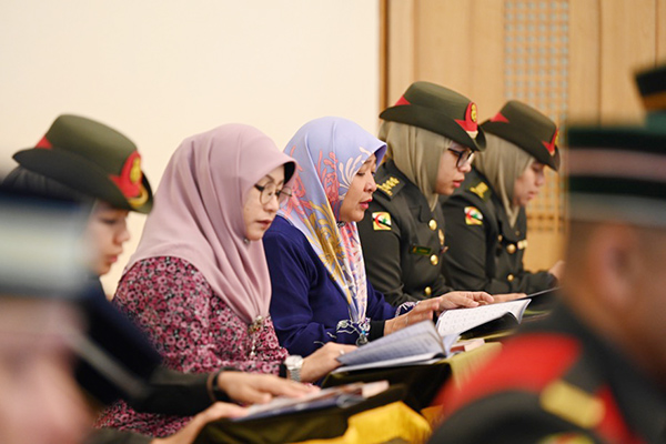DOA SELAMAT CEREMONY FOR DEPARTING MEMBERS OF THE INDEPENDENT ...